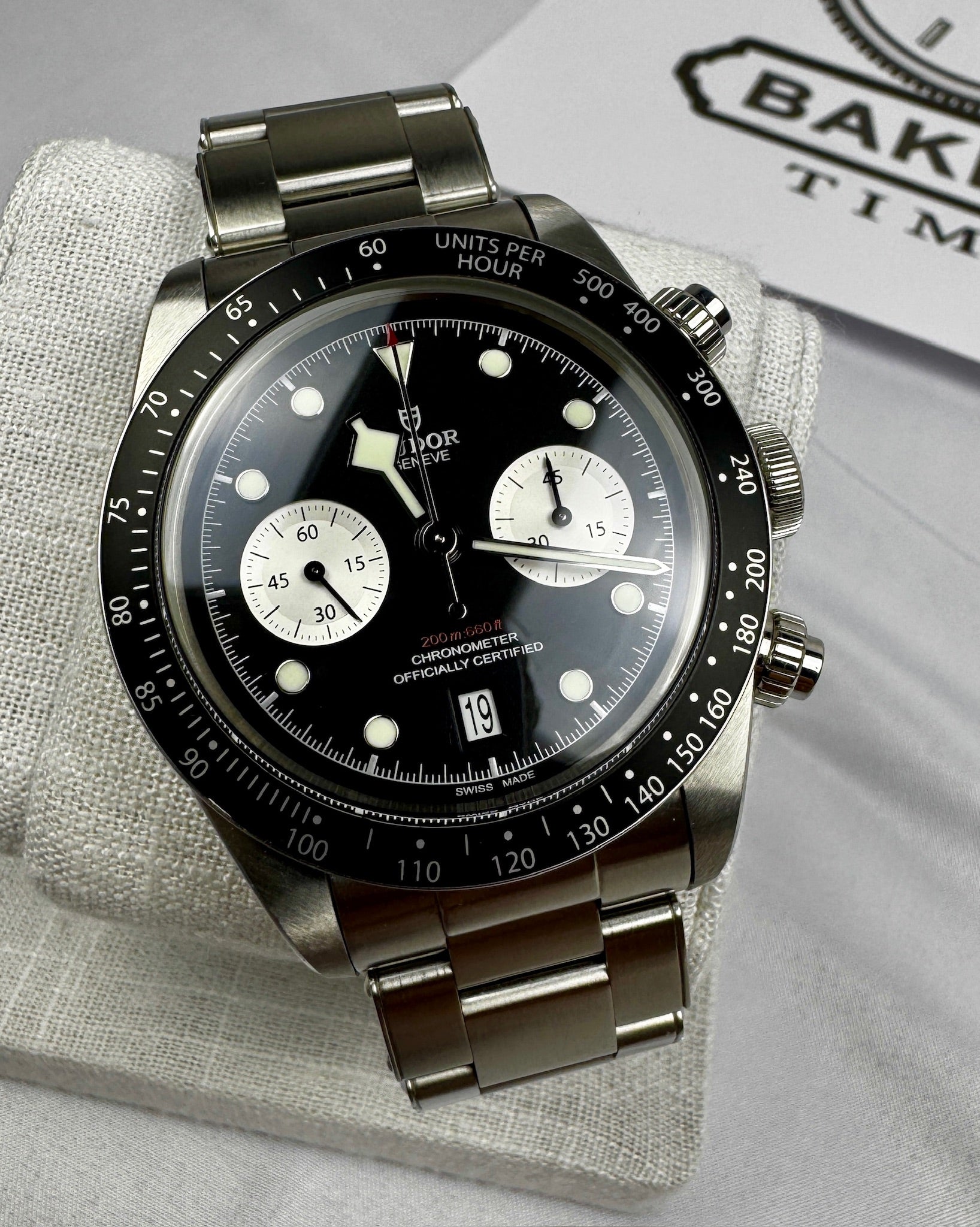Case #58- Pre-Owned Tudor Black Bay Chronograph Ref. M79360N — – Baker ...